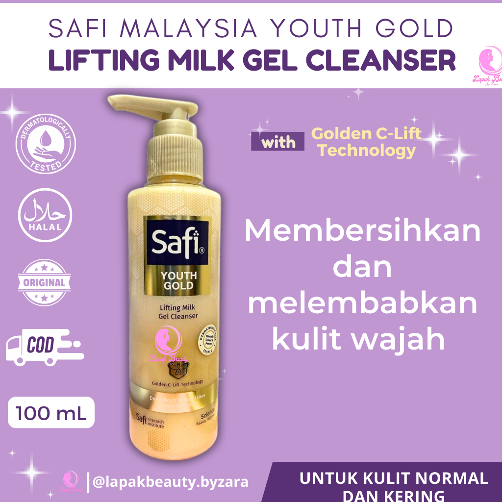 Jual Safi Milk Gel Cleanser Facial Wash Facewash Pencuci Wajah Muka ...