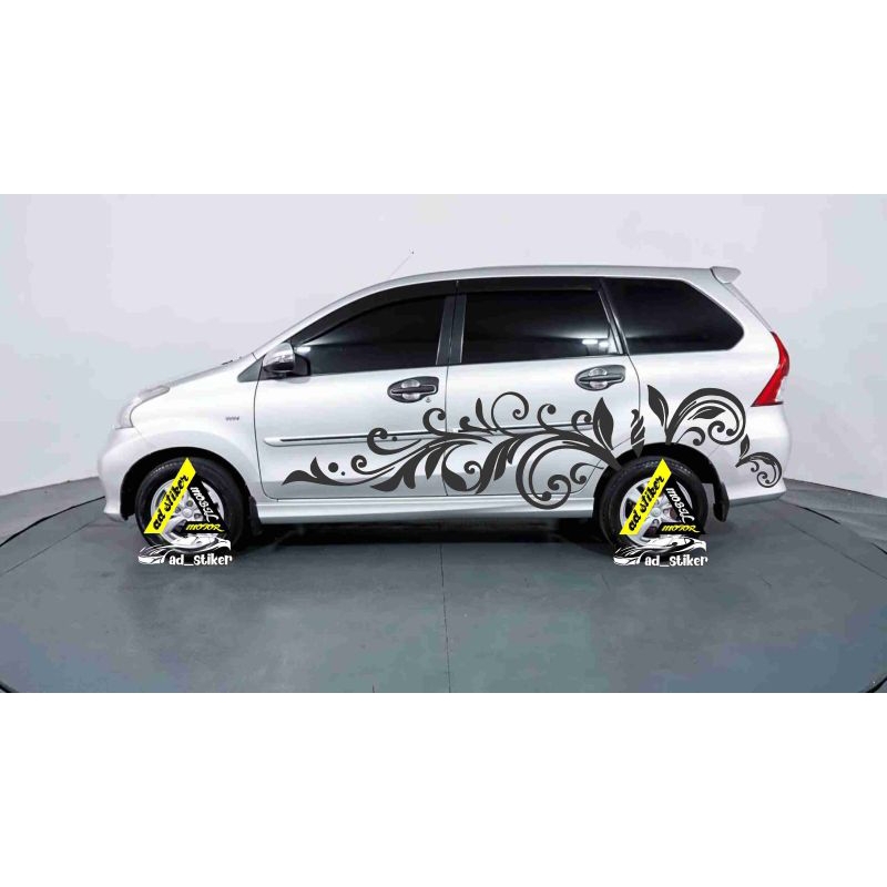 Jual 103 STIKER MOTIF BUNGA STIKER BODY SAMPING MOBIL AVANZA XENIA ...