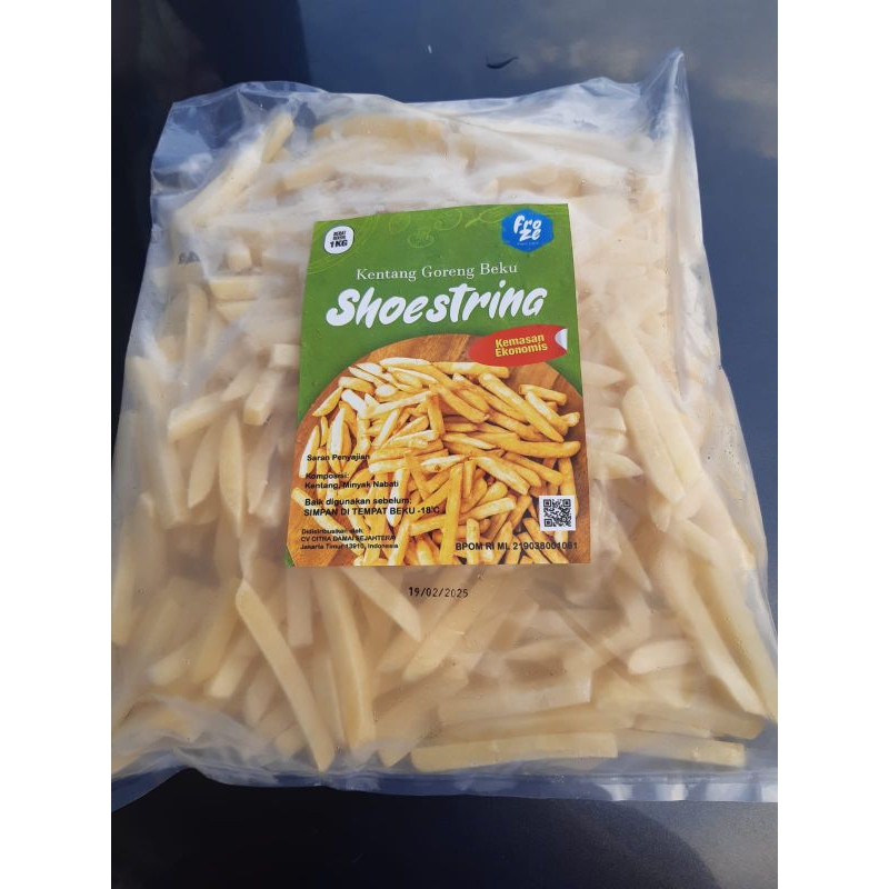 Jual kentang goreng shoestring froze 1kg | Shopee Indonesia