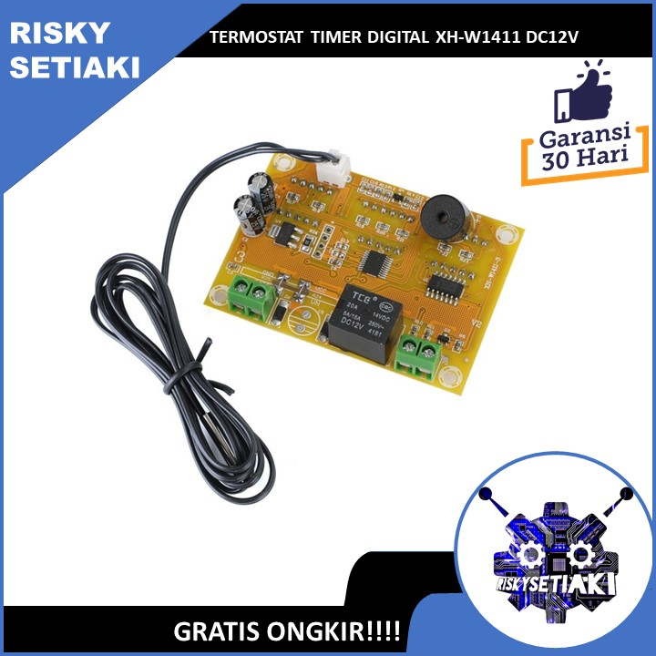 Jual TERMOSTAT TIMER DIGITAL XH-W1411 DC12V PENGATUR SUHU WAKTU ...