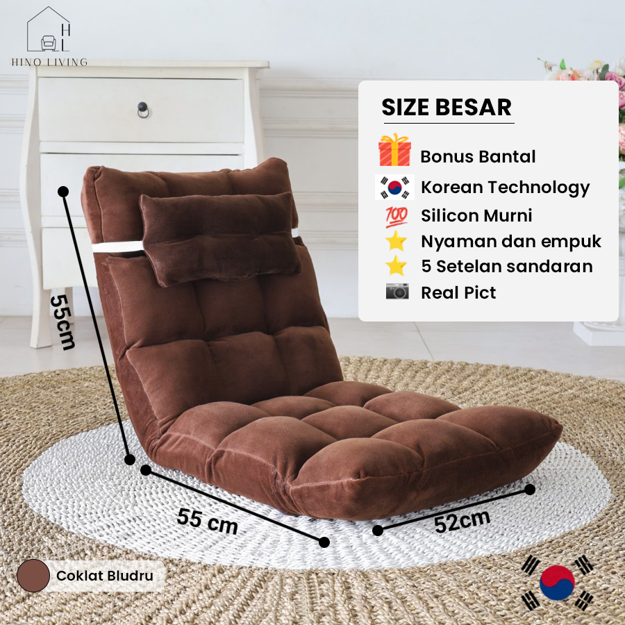 Jual SOFA BERLUTI/SOFA LESEHAN/SOFA LANTAI/SOFA LIPAT/KURSI LESEHAN ...