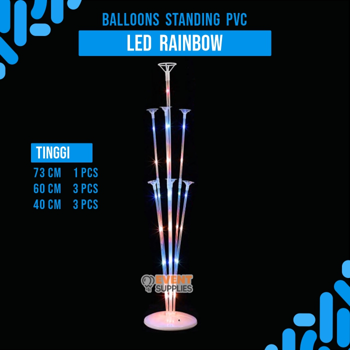 Jual Stick Cup Standing Balon / Stik Tatakan Tiang Gate 7 in 1 LED Dan ...