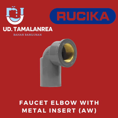 Jual FAUCET ELBOW with metal insert (AW) / ELBOW DRAT DALAM BESI ...