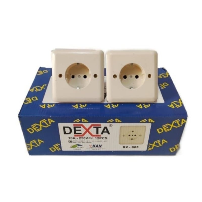 Jual Ib Stop Kontak New Dexta / Stop Kontak Arde DX-805 | Shopee Indonesia