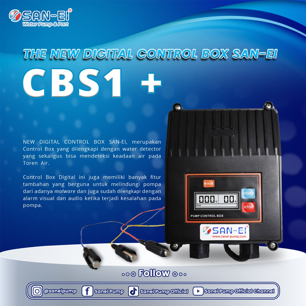 Jual Control Box Pompa Digital San-ei CBS 1+ | Shopee Indonesia