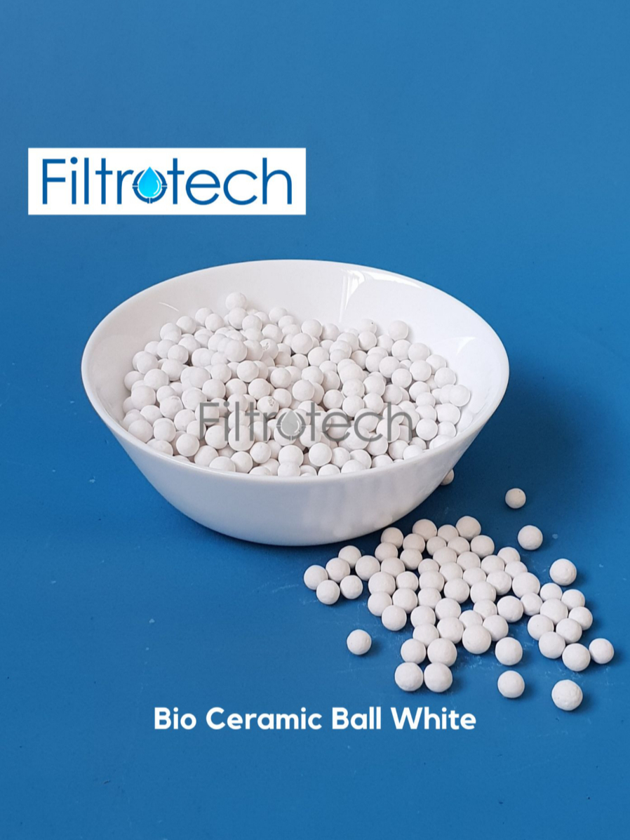 Jual Negative Ion Ceramic ball - High Mineral BIO CERAMIC BALL White ...