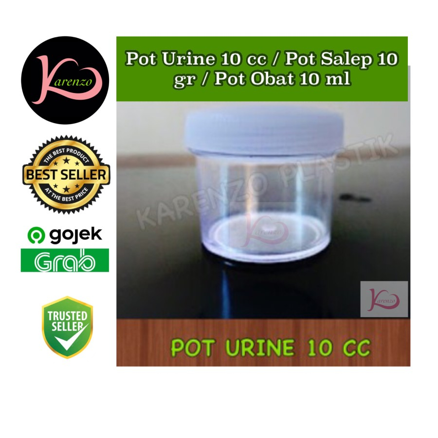 Jual Pot Urine 10 cc / Pot Kapsul 10 gr / Pot Salep 10 gr | Shopee Indonesia