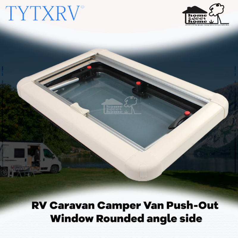 Jual TYTXRV RV Caravan Camper Van Push-Out Window Rounded angle side ...