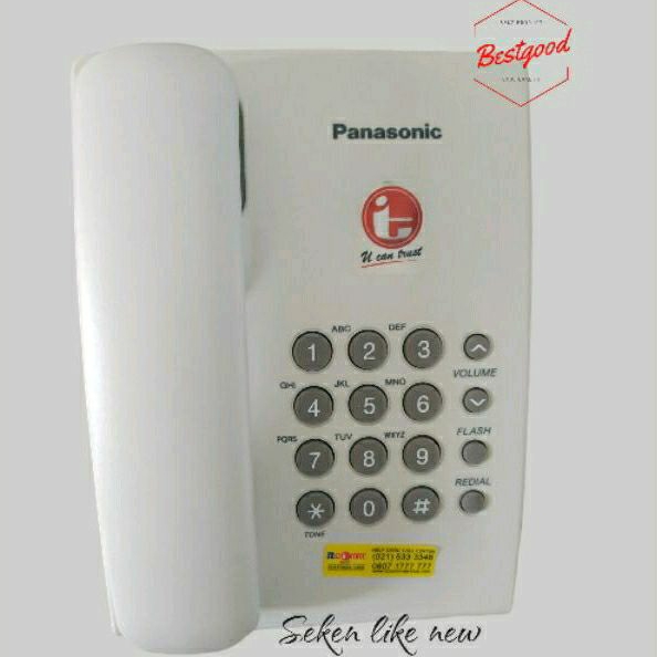 Jual Telepon Panasonic KX-TS505MX seken mulus istimewa | Shopee Indonesia