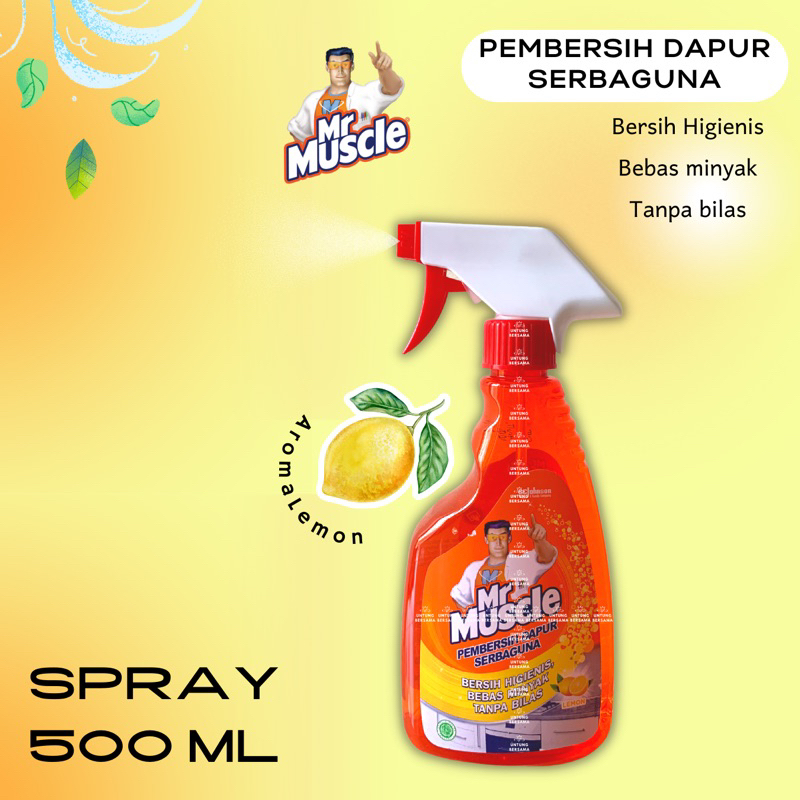 Jual ️UB ️ Mr MUSCLE PEMBERSIH DAPUR SERBAGUNA | Shopee Indonesia