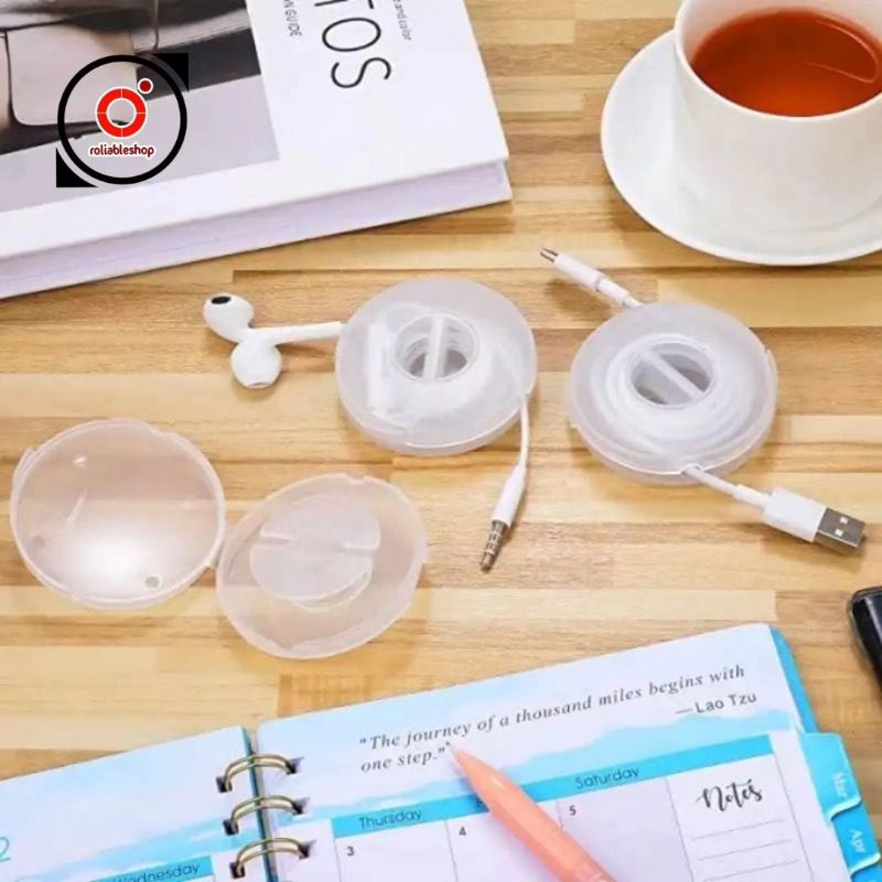 Jual Tempat Penyimpanan Penggulung Kabel Data dan Headset - 0241 ...