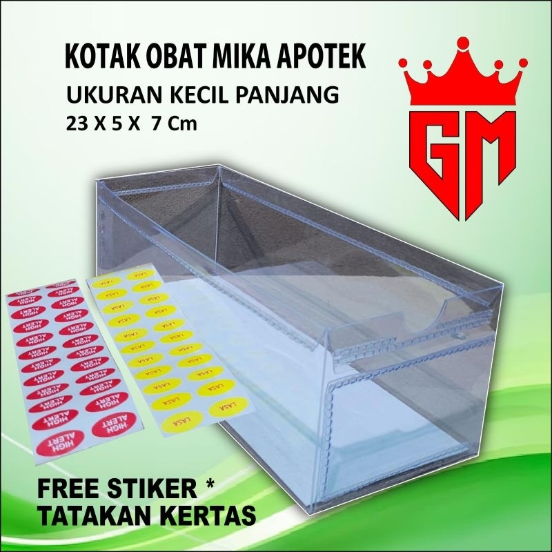 Jual Paket (25pcs) Kotak Obat Mika Plastik Apotek,Puskesmas Ukuran ...