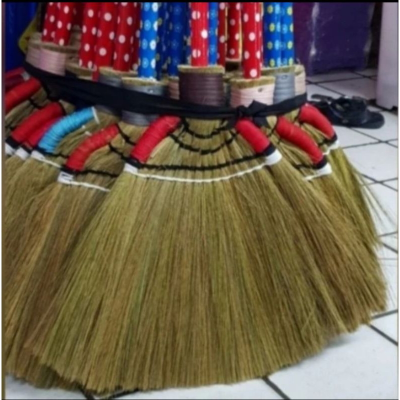 Jual Sapu Lantai Ijuk Rayung Sekam- Rumput Padi | Shopee Indonesia