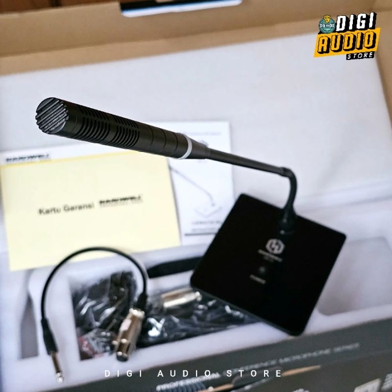 Jual Mic Meja Condenser - Microphone Podium Pidato Ceramah HARDWELL VIP ...