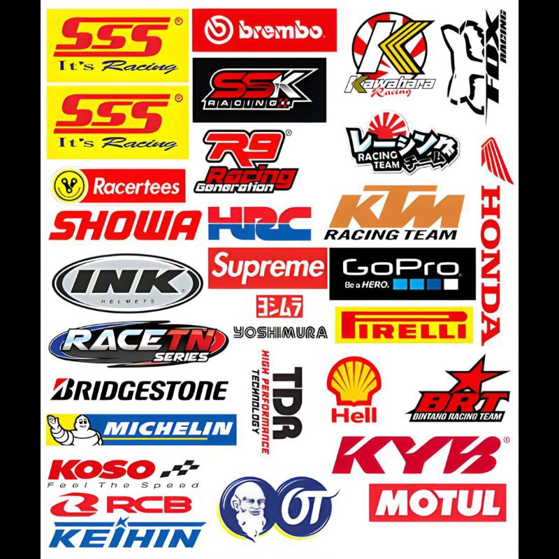 Jual stiker racing pack harga 1 lembar | Shopee Indonesia