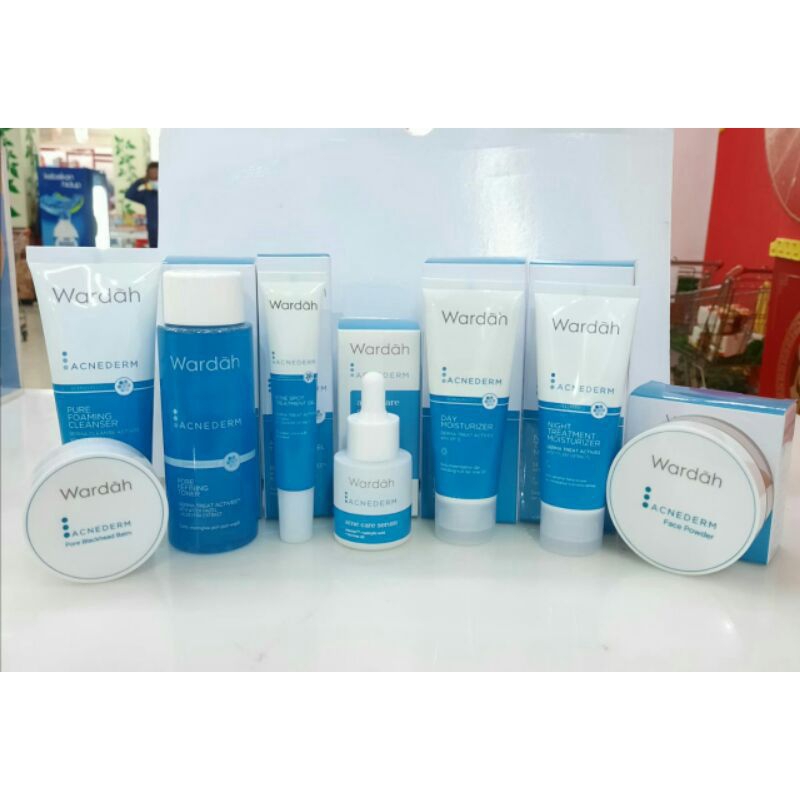 Jual Wardah Acnederm Paket Series Lengkap | Skincare Kulit Sensitif ...