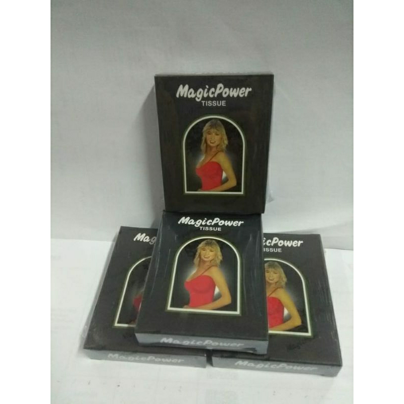 Jual Tissue Magic Power Super Hitam & Merah Man isi 6's | Shopee Indonesia