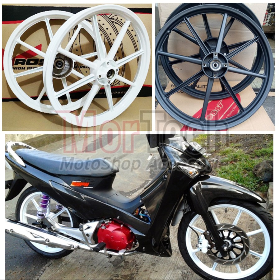 Jual Rossi Swan Palang 8 Velg Pelek Racing Karisma Kharisma Supra X 125 ...