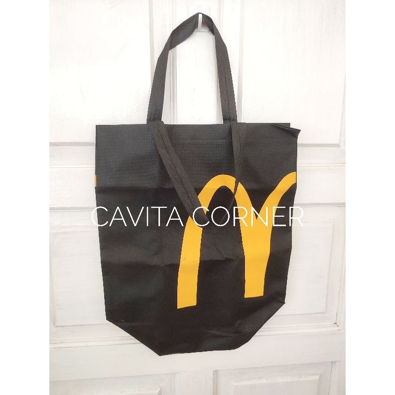 Jual Reusable Tote Bag McD McDonalds / Chatime / Krispy Kreme / Ta Wan ...