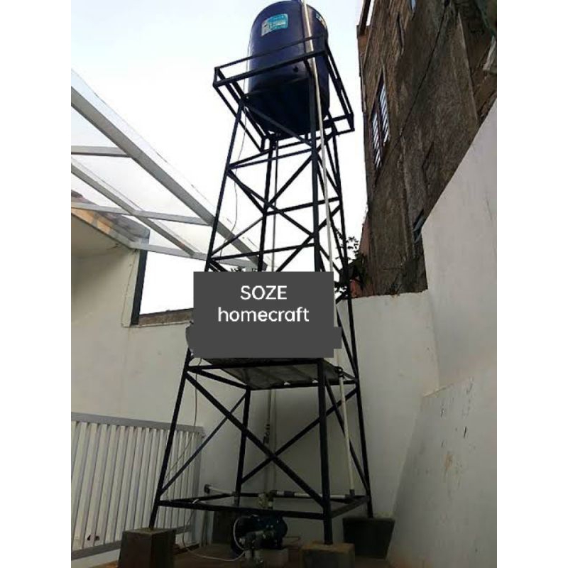 Jual MENARA DUDUKAN KAKI TORN TANDON AIR MURAH 1-2-3-4 METER | Shopee ...