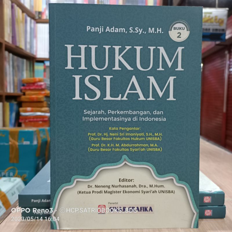 Jual HUKUM ISLAM. Sejarah Perkembangan Dan Implementasi Di Indonesia. PANJI ADAM. SH. ORIGINAL ...