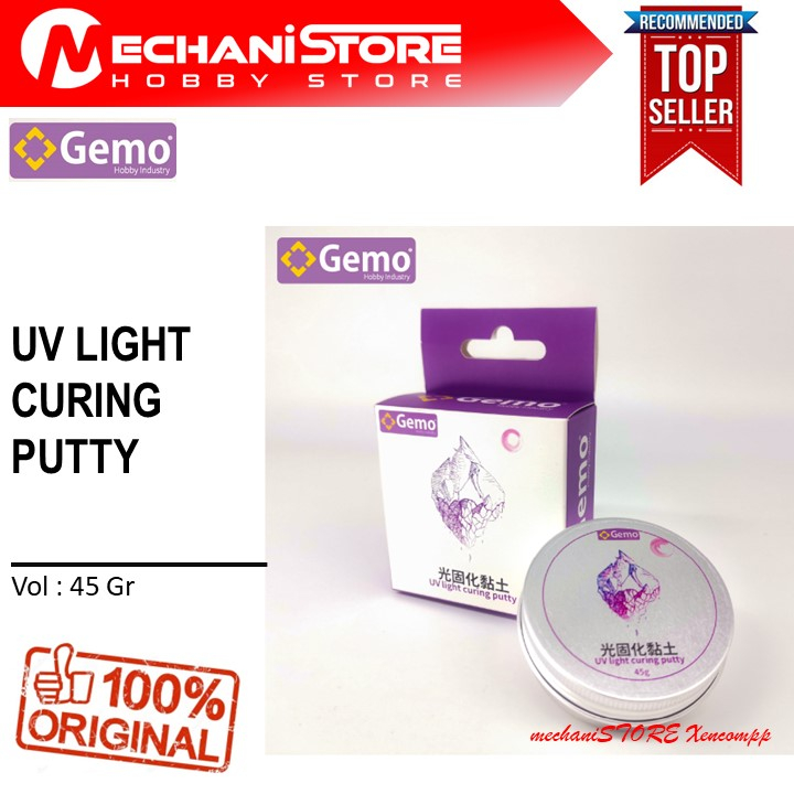 Jual GEMO UV LIGHT CURING PUTTY - DEMPUL / CLAY / REPAIR PARTS GUNDAM ...
