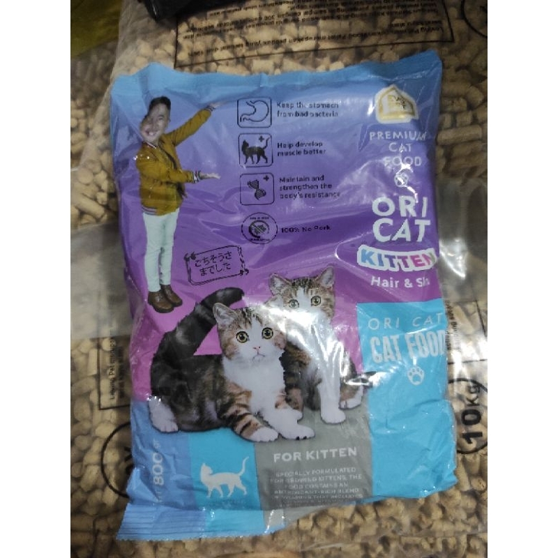 Jual ORI CAT KITTEN 800 gram Makanan Anak Kucing ORICAT KITTEN 800gr ...