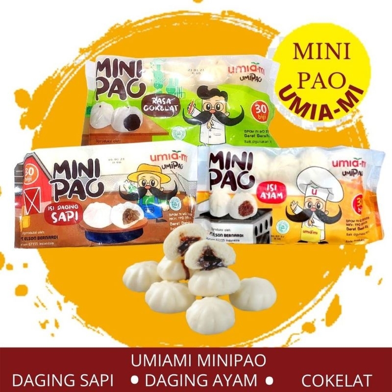 Jual MINI PAO/MIPAO COKLAT ISI 30 / MIPAO STROBERI ISI 30 / DONUT ...