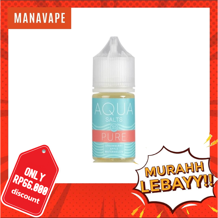 Jual AQUA PURE SALT NIC 30ML | Shopee Indonesia