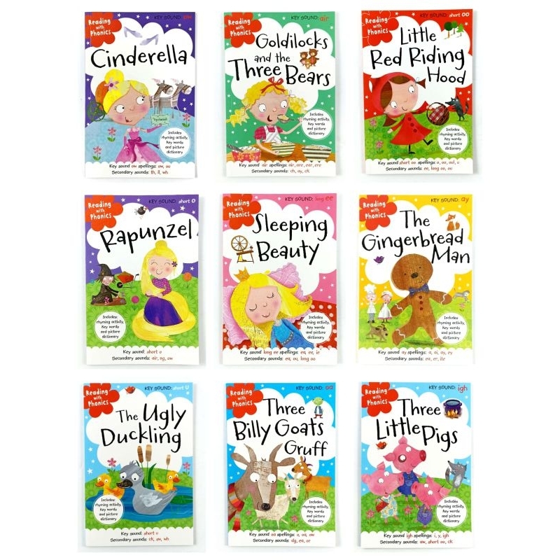 Jual Reading With Phonics Series ( Cinderella / Rapunzel / Little Red ...