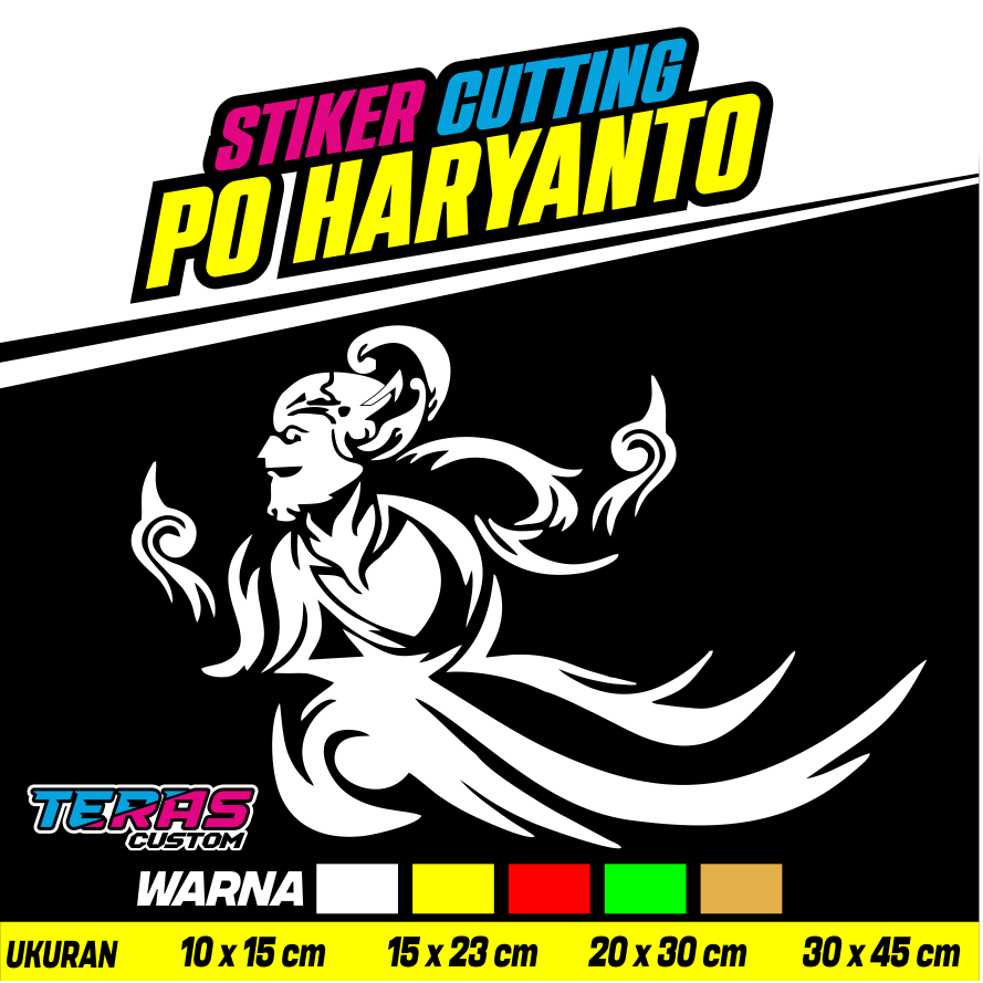Jual Sticker Wayang PO HARYANTO Stiker Mobil Bis | Shopee Indonesia