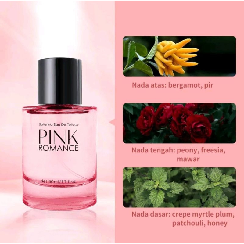 Jual MINISO Perfume Viral Ballerina pink Romance dan Amber Grace ...