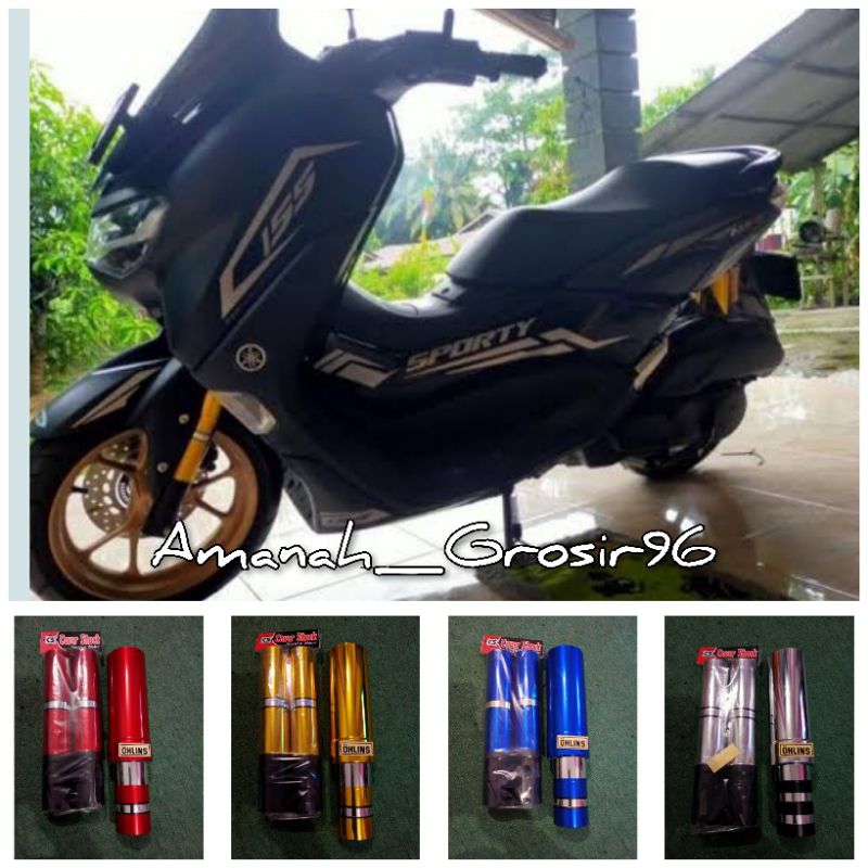 Jual cover shock Yamaha Nmax depan belakang aksesoris shockbreaker Nmax ...