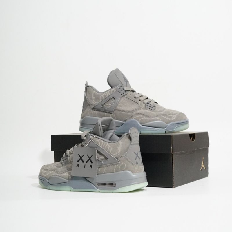 Jual AIR JORDAN 4 KAWS GREY | Shopee Indonesia
