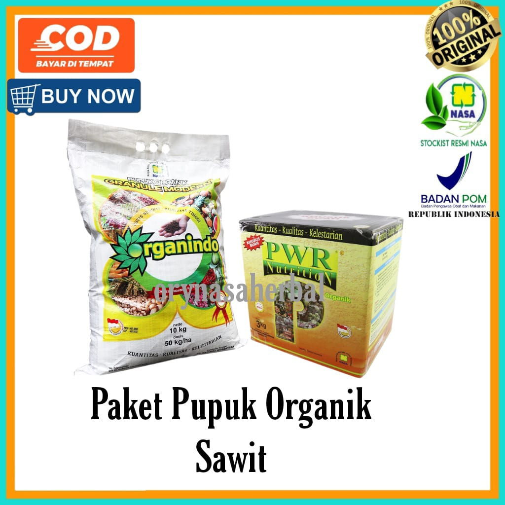 Jual PAKET PUPUK ORGANIK NASA - PUPUK SAWIT - MENINGKATKAN HASIL PANEN ...