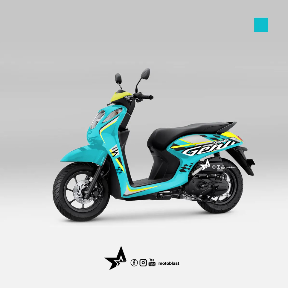 Jual Decal stiker Honda Genio Retro Fullbody Motoblast | Shopee Indonesia