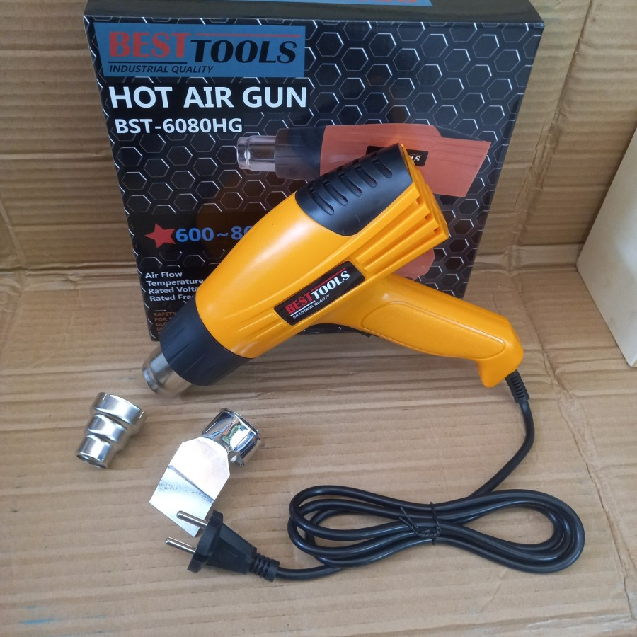 Jual Hot Gun / Heat Gun / Hot Air Gun BestTools BST-6080 HG ORIGINAL ...