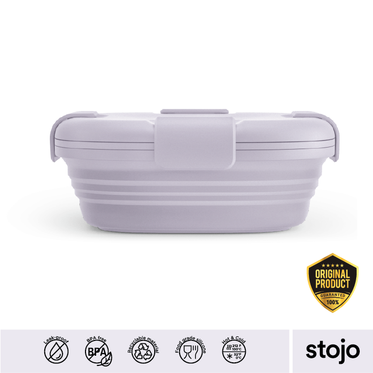 Jual Original Stojo Jr Collapsible Box 24 oz - lilac | Shopee Indonesia