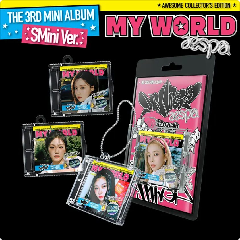 Jual [DP PO] aespa - The 3rd Mini Album [MY WORLD] (SMini Ver.) (Smart ...