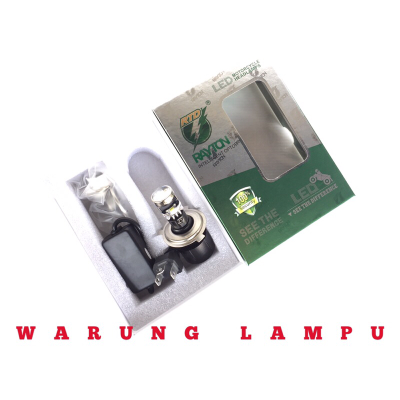 Jual Lampu Depan LED RTD RAYTON Proyektor Mini M8 Socket H4 H6 | Shopee ...