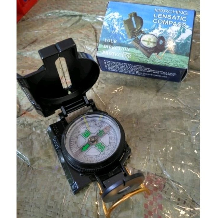 Jual Kompas lensatic penunjuk arah kompas survival kompas outdoor ...