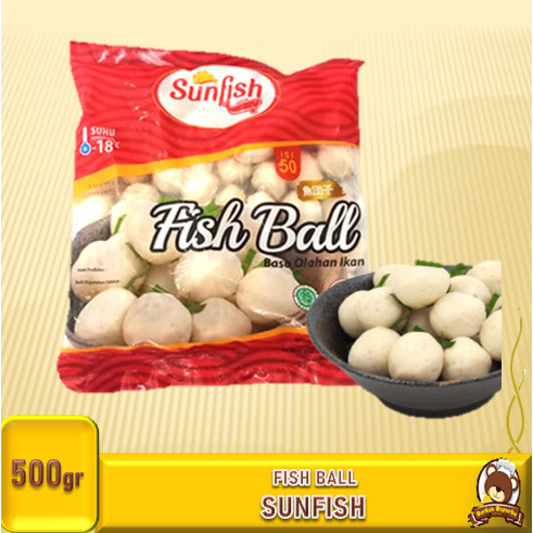 Jual Sunfish Fish Ball Baso Ikan 500g Sunfish Distributor Frozen Food ...