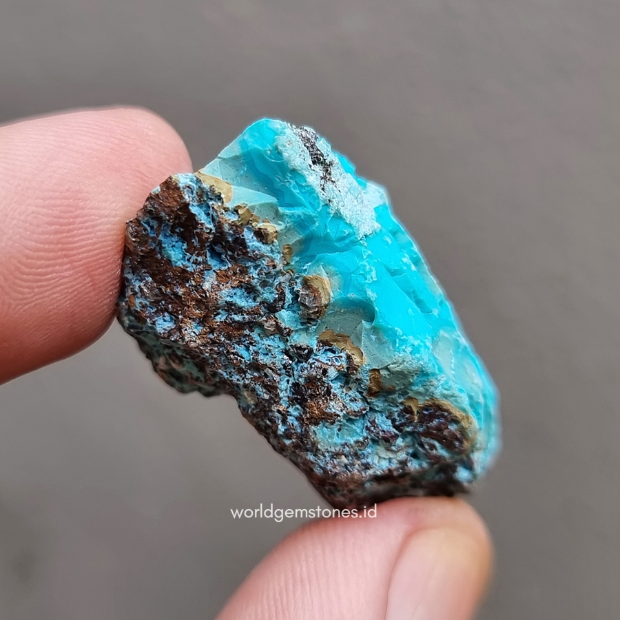 Jual Natural Chrysocolla Rough Stone - Peru ( 1.67.17RS ) | Shopee ...