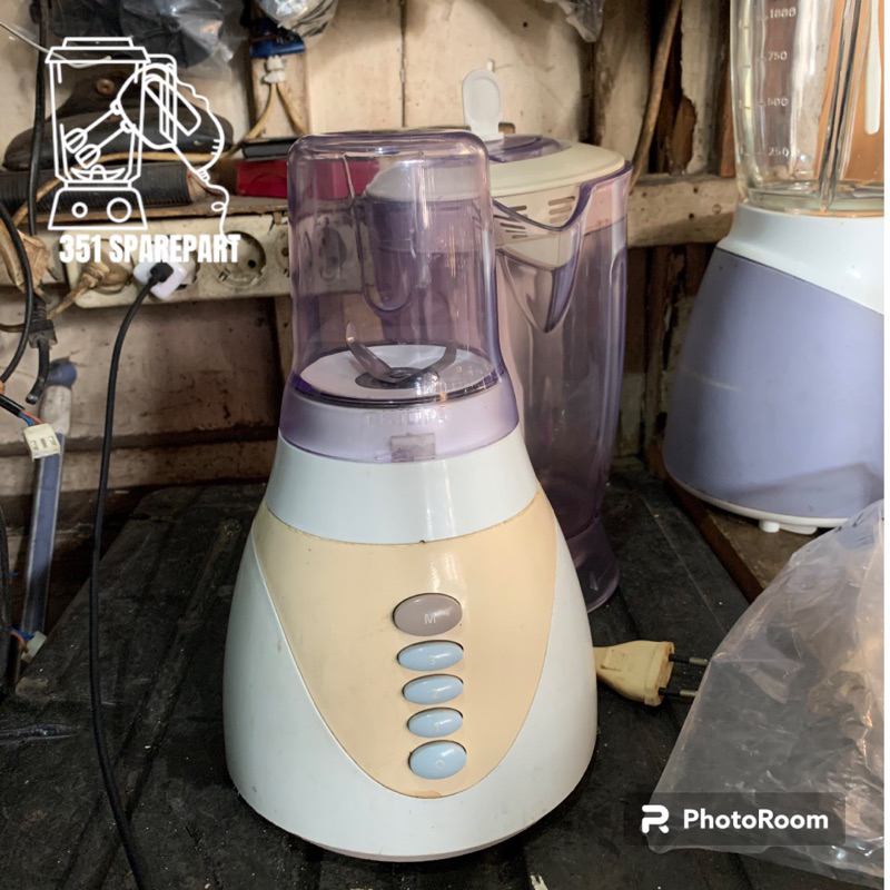 Jual mesin blender philips hr 1791 1799 cucina set gelas jus dan bumbu ...