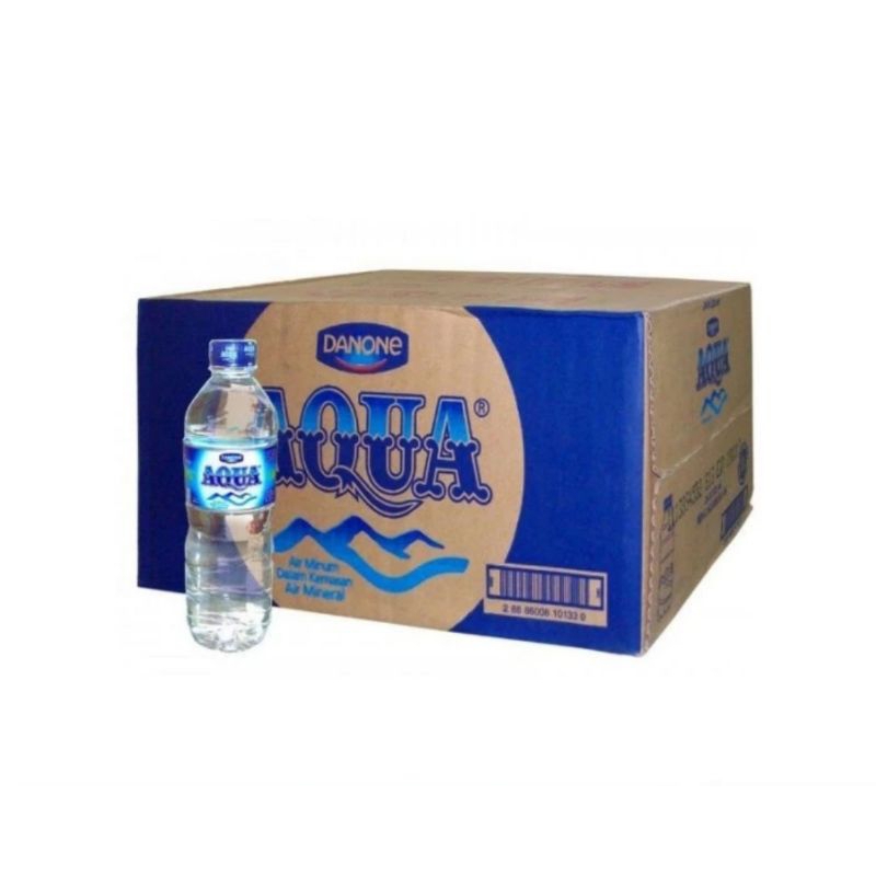 Jual AQUA BOTOL AIR mineral 600 ml 1 dus isi 24 botol | Shopee Indonesia