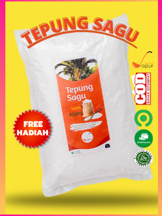 Jual Tepung Sagu 1kg / 100% Sari Pati Pohon Sagu Halal / Tepung Sagu ...