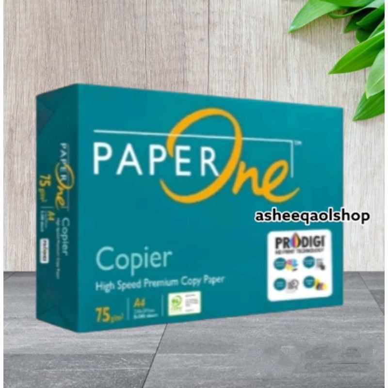 Jual Kertas Hvs A4 75 Gram 1 Rim Paper One Print Fotocopy Shopee
