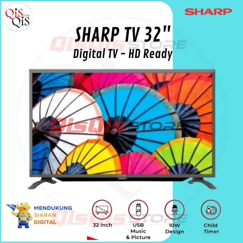 Jual SHARP LED TV 24 Inch / 32 Inch - HD Digital TV - Garansi Resmi ...