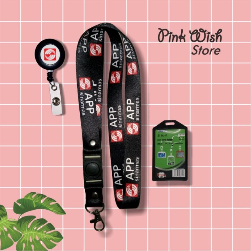 Jual Tali Idcard APP SINARMAS / Lanyard APP SINARMAS / Tali App / Tali ...