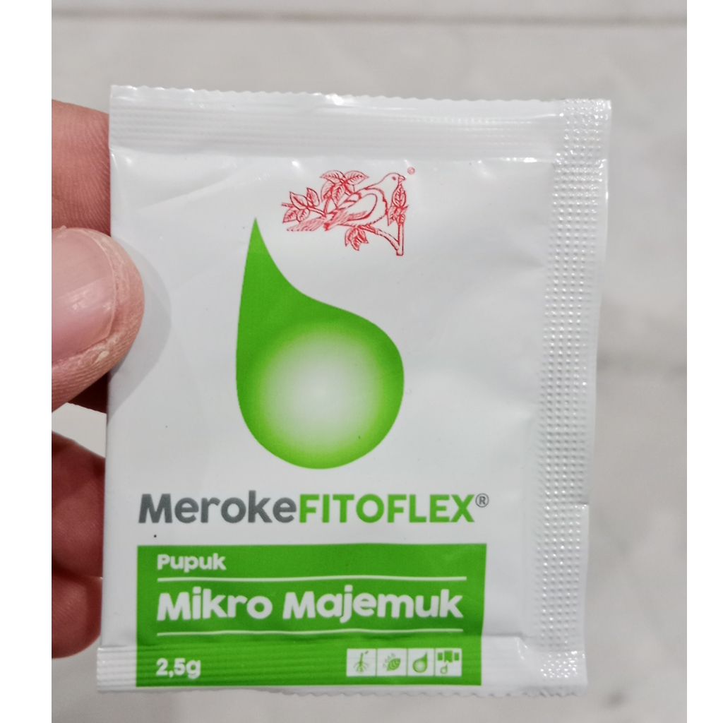 Jual Pupuk Meroke Fitoflex Mikro Majemuk Kemasan 2.5 Gram | Shopee ...